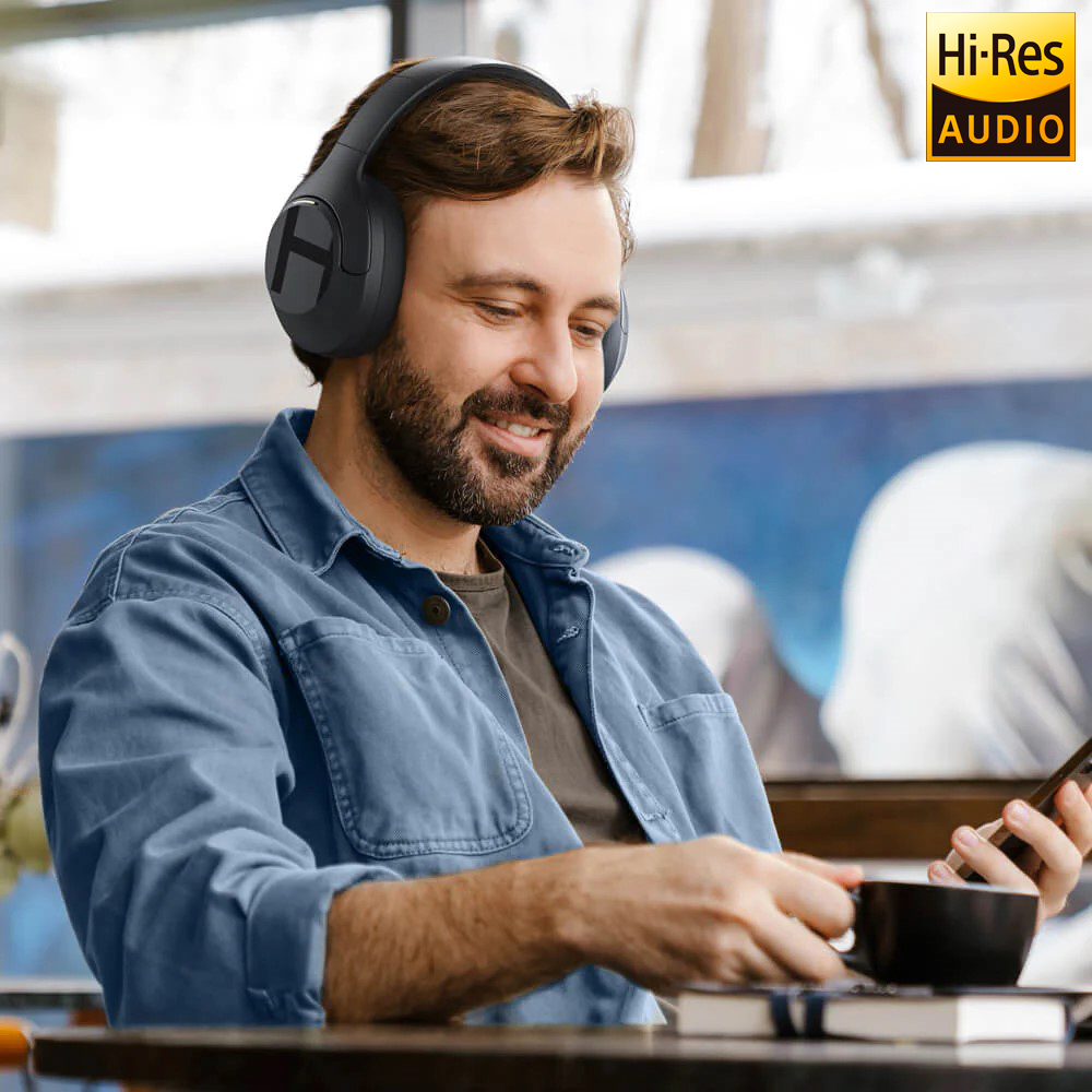 Haylou S35 ANC Koyu Mavi KulakÜstü Bluetooth 5.2 60 Saat Pil Ömrü ...