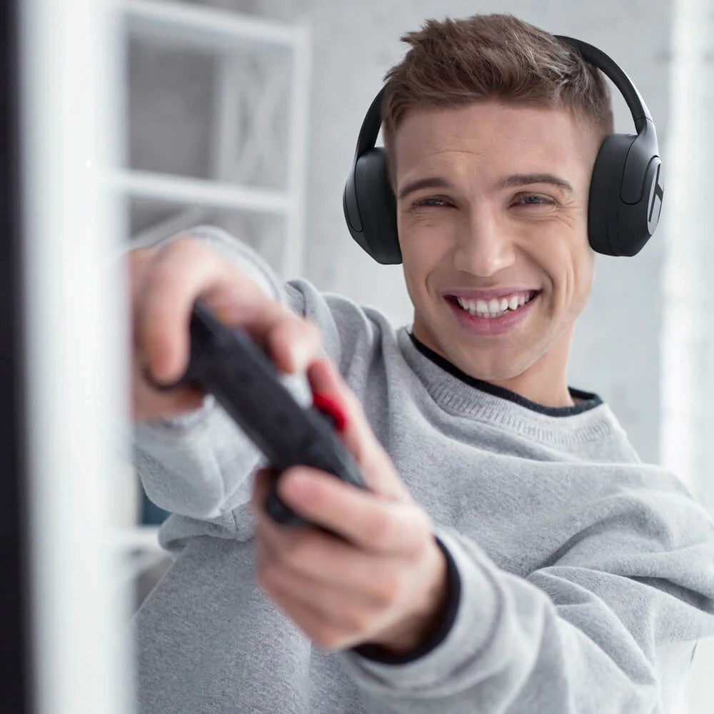 Haylou S35 ANC Koyu Mavi KulakÜstü Bluetooth 5.2 60 Saat Pil Ömrü ...